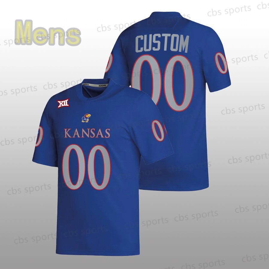 ₩23,980에서 2022 23 Kansas Jayhawks 대학 축구 저지 NCAA Daniel Hishaw Jr. Devin ...