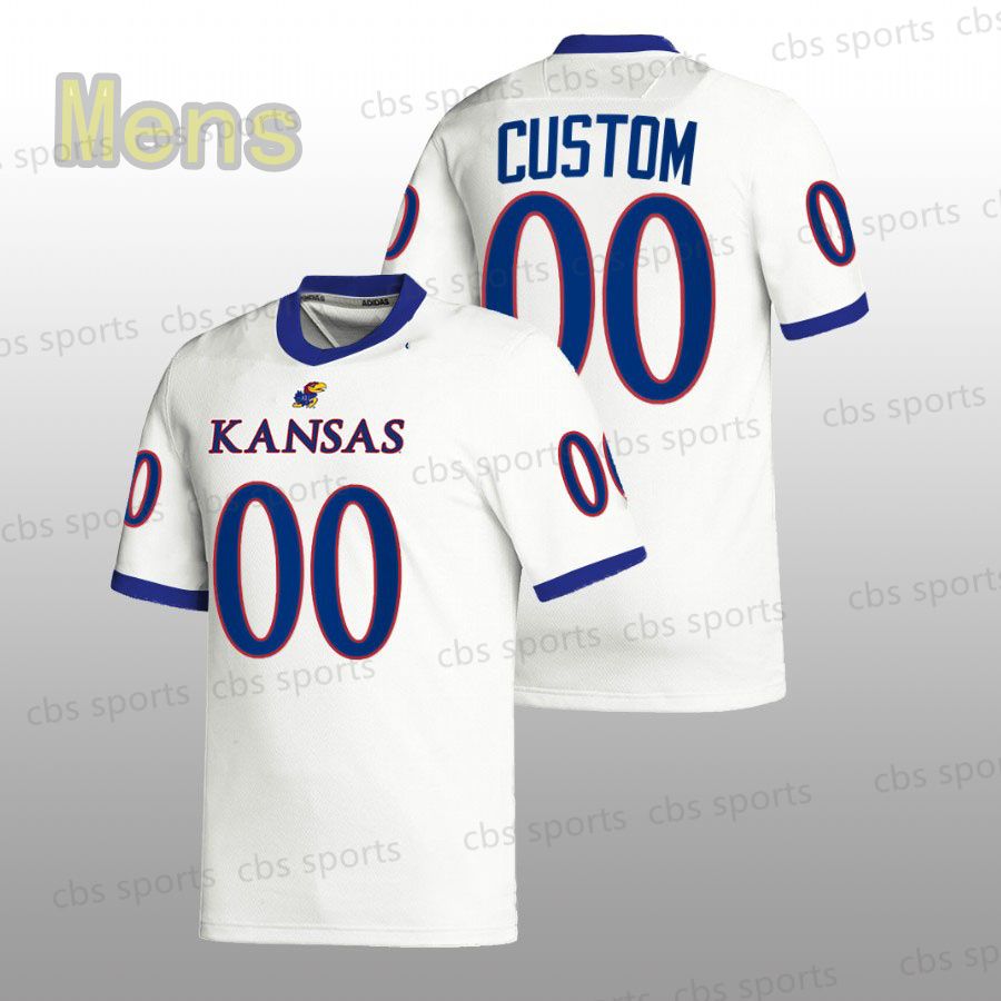 ₩23,980에서 2022 23 Kansas Jayhawks 대학 축구 저지 NCAA Daniel Hishaw Jr. Devin ...