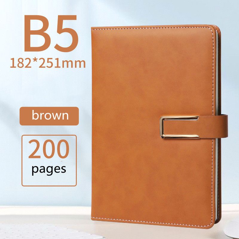 Wholesale A5 B5 Journal Notebook PU Leather Cover Notepads Magnetic ...