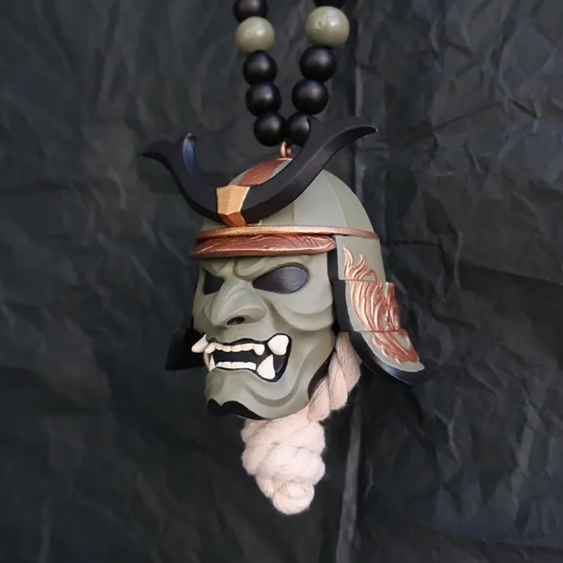 Samurai Kabuto Helmet Hannya Oni CAR RETRO Vista Trasera Accesorios De ...