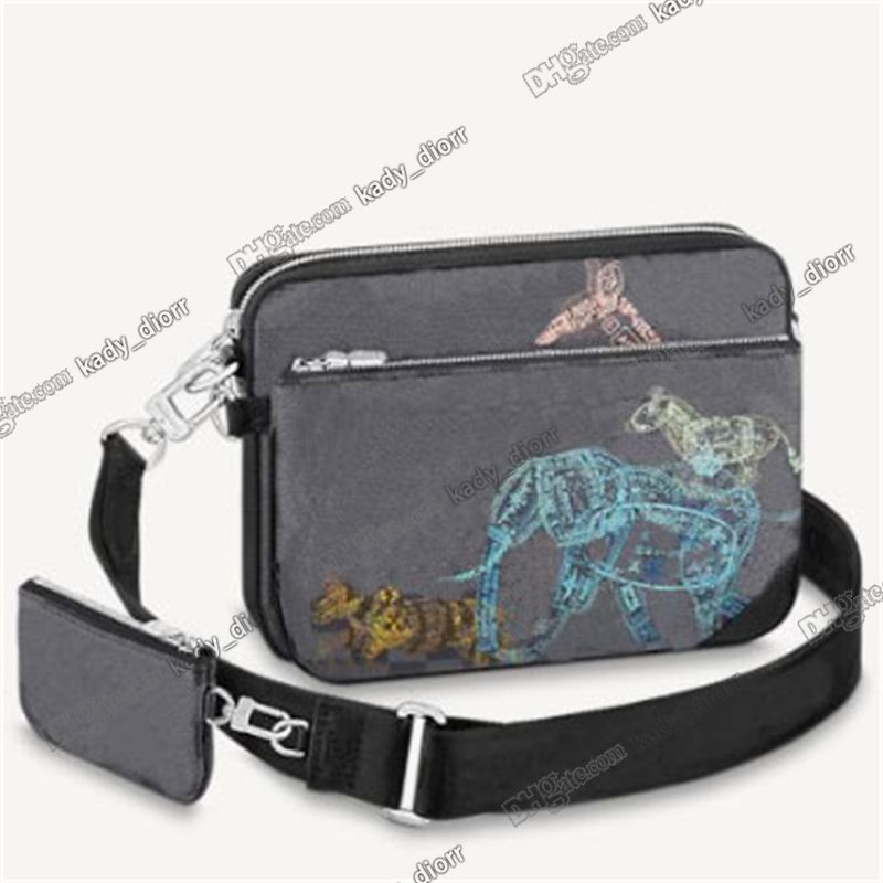 HANDLE SOFT TRUNK Trio Messenger Bag Three Bags In One OUTDOOR ...