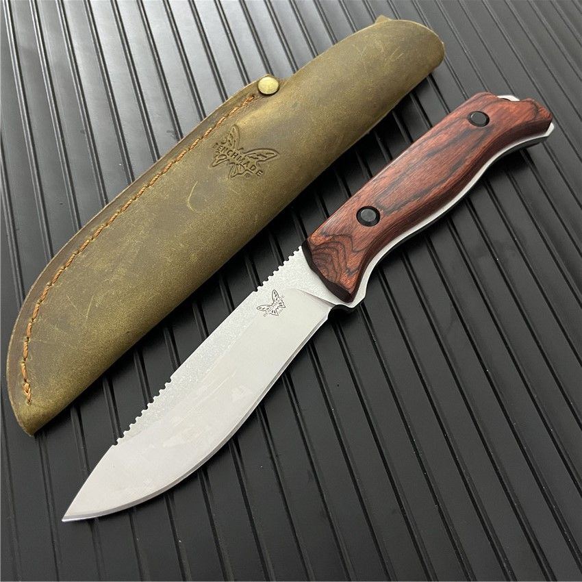 BENCHMADE BM15002 15017 15018 HUNT Fixed Blade Knife Camping Hunting ...