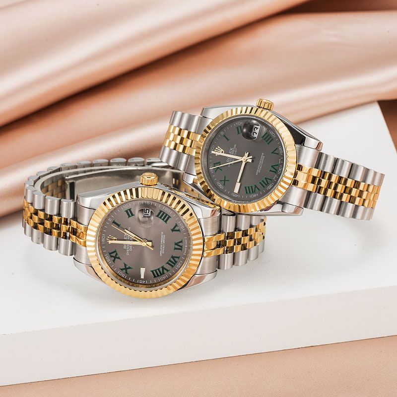 Dupe Rolex 2022 Montre De Luxe Mens Automatic Mechanical Watch Silver ...