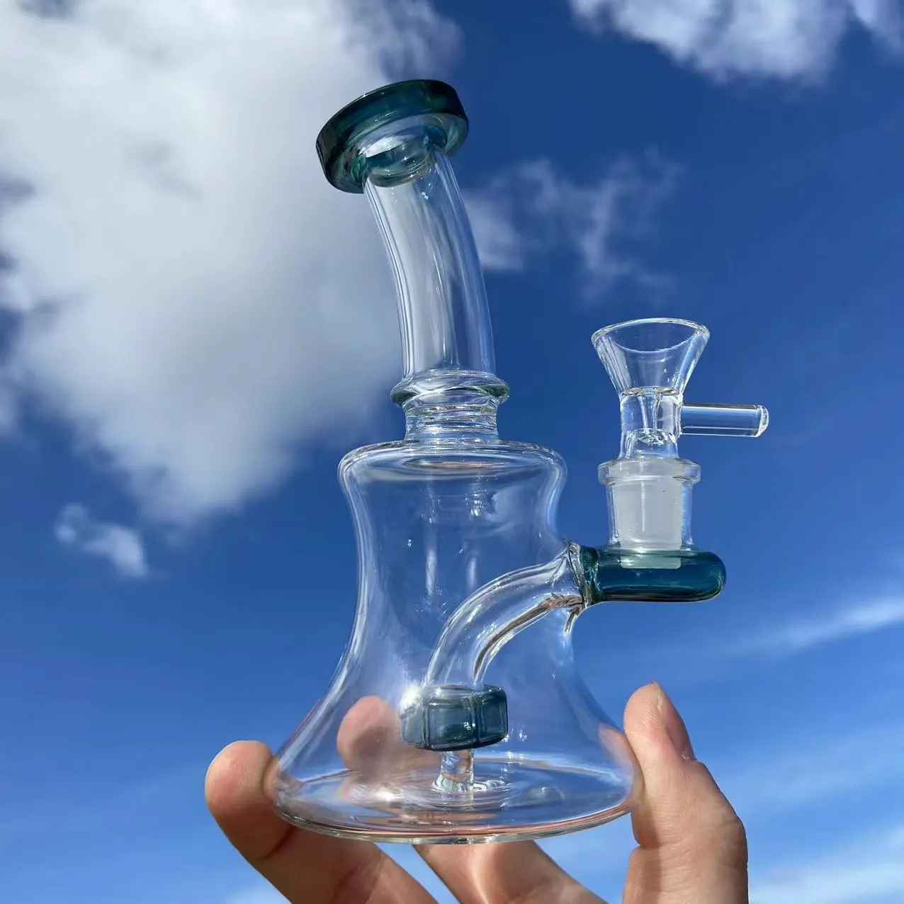 Base De Bécher Bongs Fumer Des Conduites Deau En Verre Narguilés 14mm ...