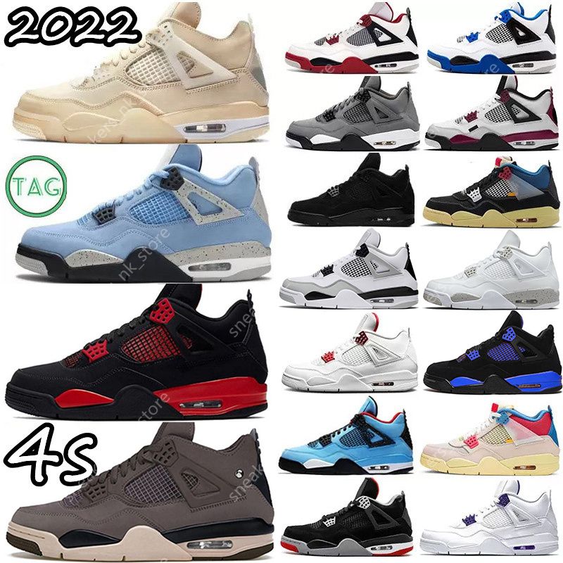 4 4s Sail Violet Ore Mens Basketball Shoes Sneakers Midnight Navy Cool ...