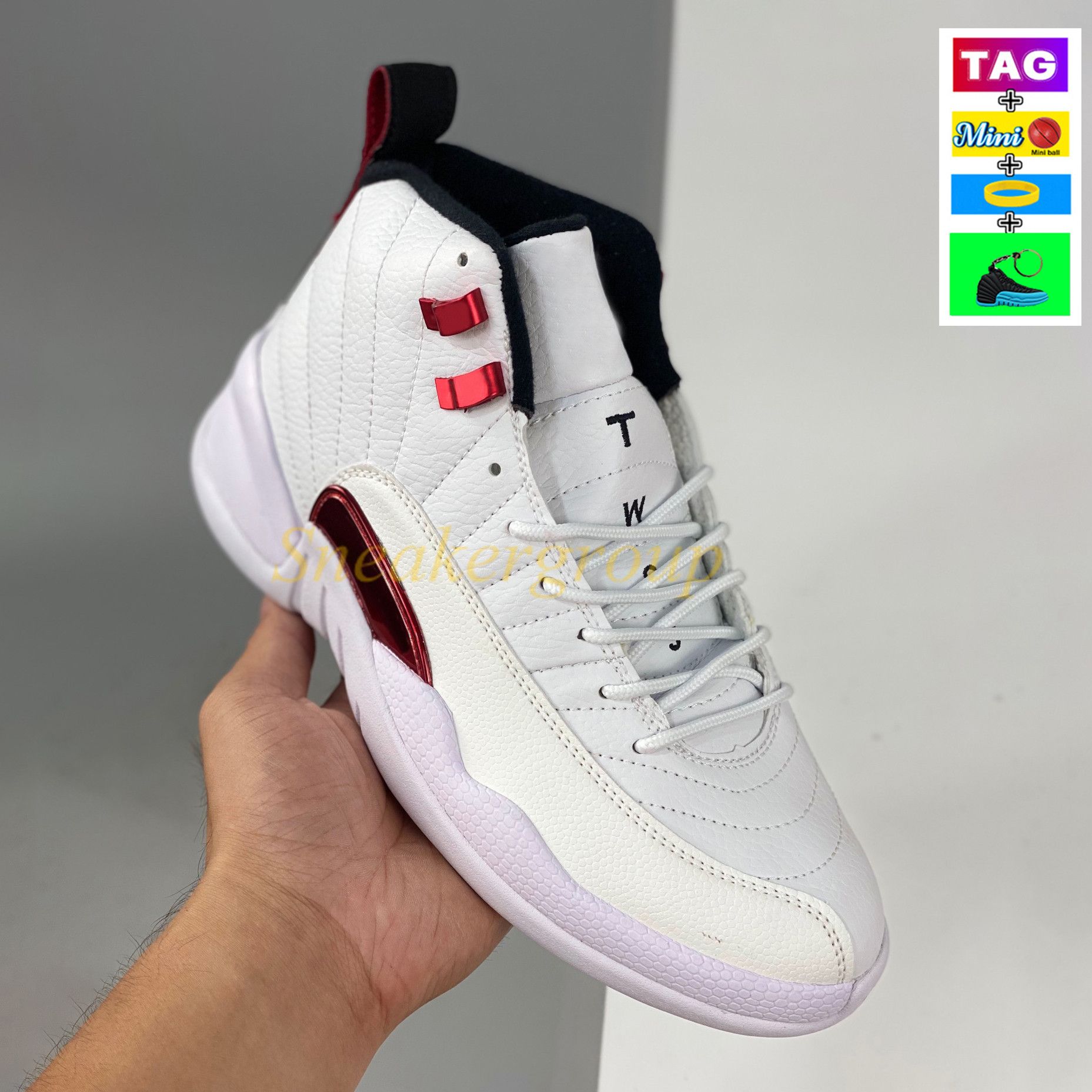 Mens Basketball Shoes Jumpman Retro 12 12s Men Designer Sneaker Stealth ...