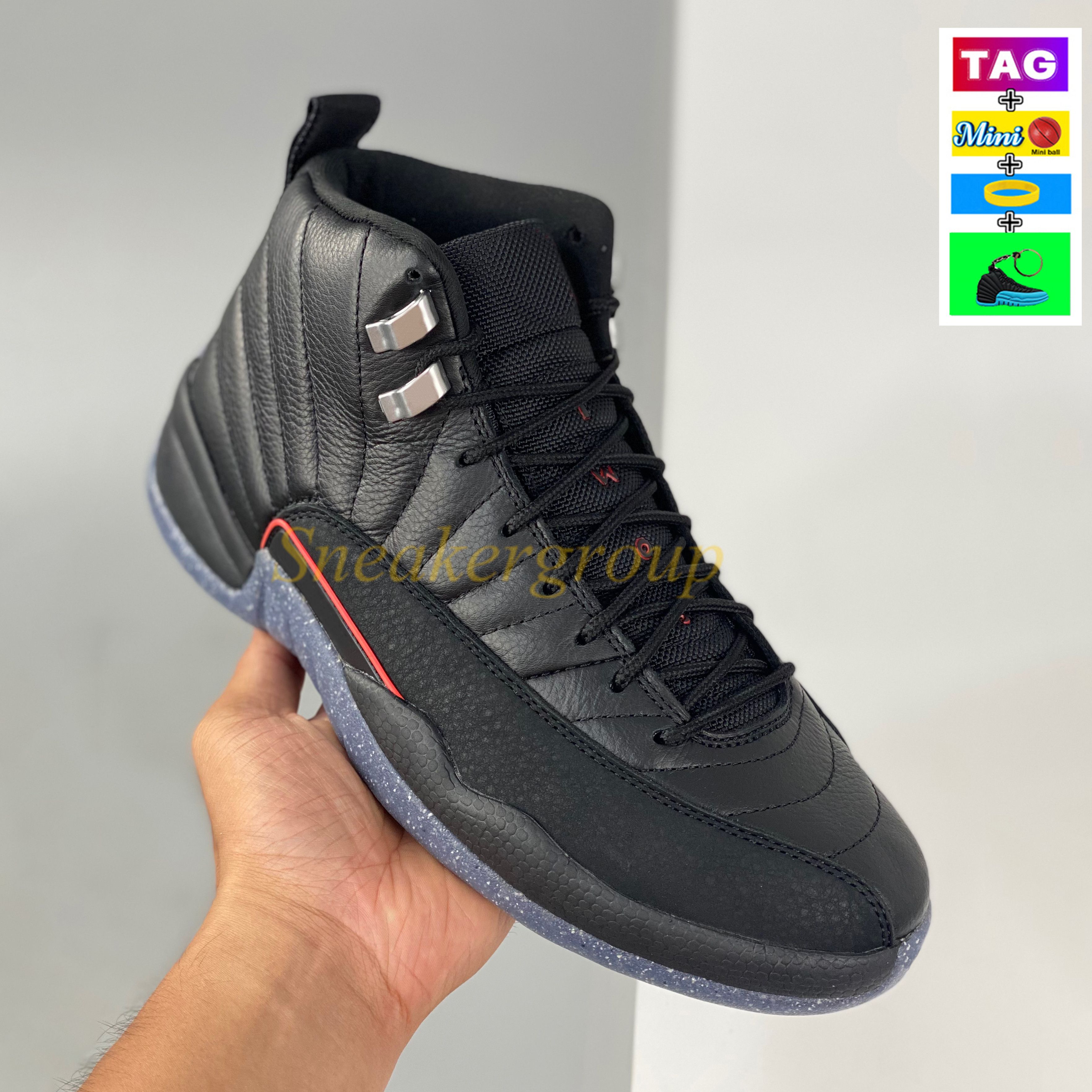 Mens Basketball Shoes Jumpman Retro 12 12s Men Designer Sneaker Stealth ...
