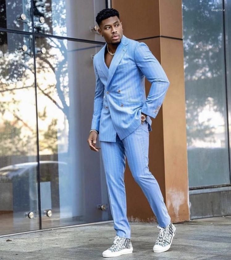 Designer Blue Suits For Men