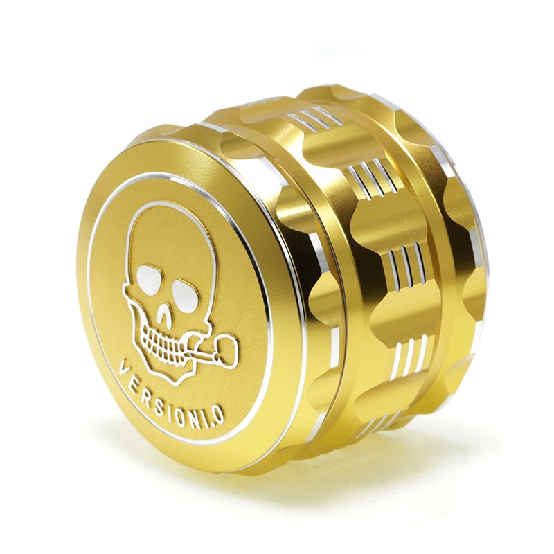 SharpStone Skull Herb Grinder 63mm 4 Layer Metal Alloy With Magnet ...