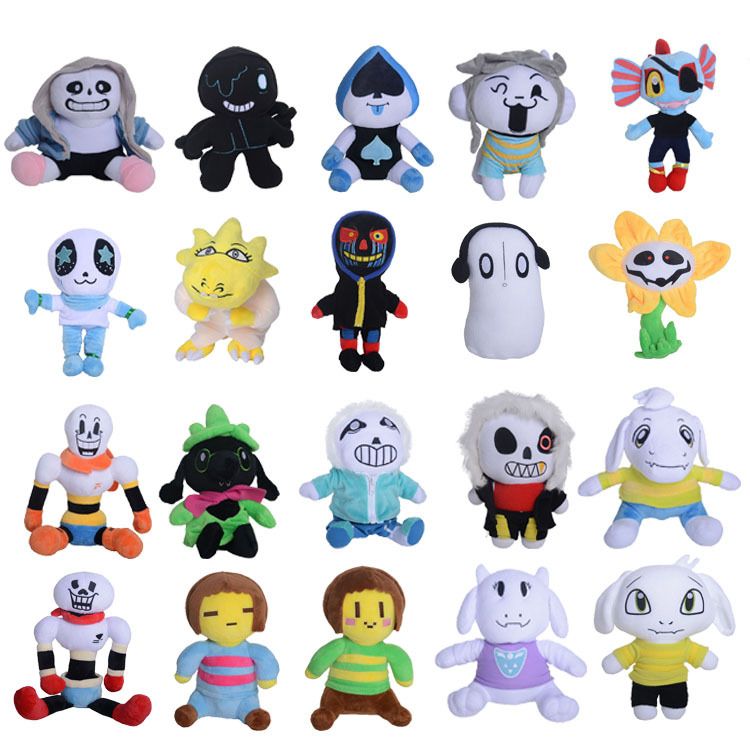 20 Styles Undertale Sans Skull Plush Toys 30cm Stuffed Animal Dolls ...