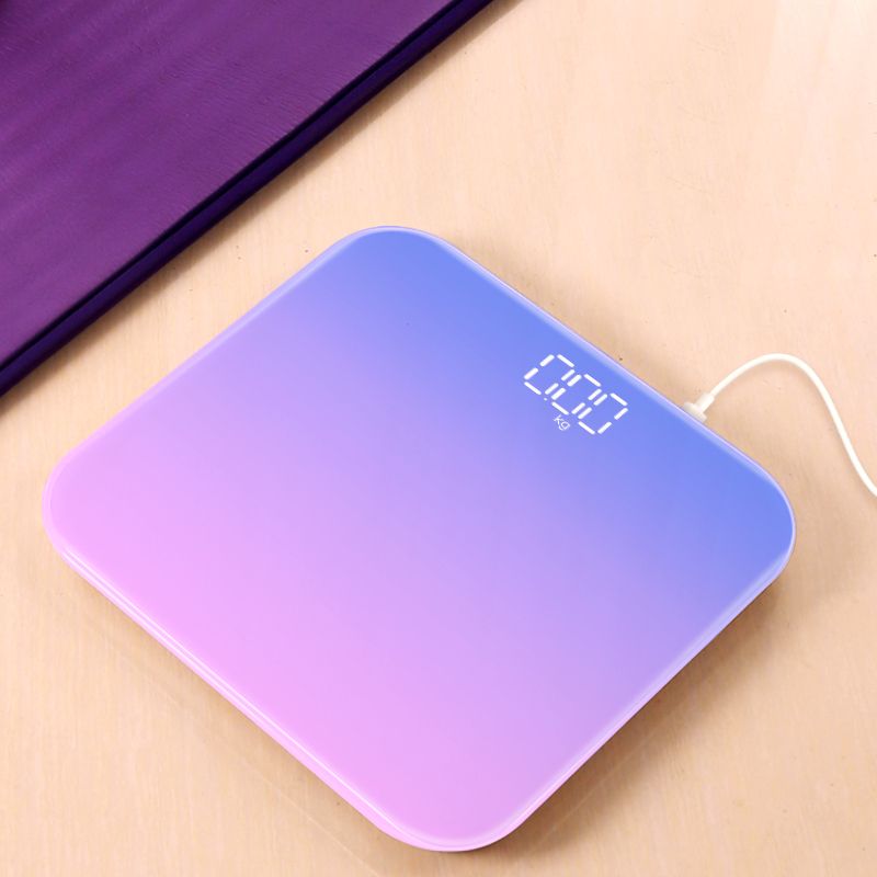 Body Weight Scales 180KG Gradients Pink Color Bathroom Scales Floor ...