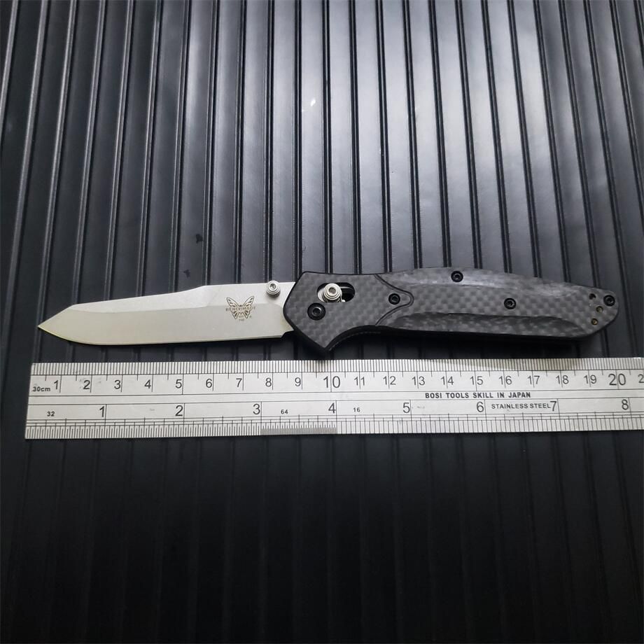 Benchmade 565/940/15080 Bugout AXIS Folding Knife S90V Blade CF/TI Handles Outdoor Camping ...