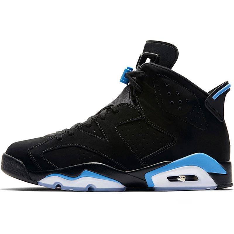 Nike Air Jordan 6s Basketball Shoes Jumpman Aj6 UNC White Midnight Navy ...