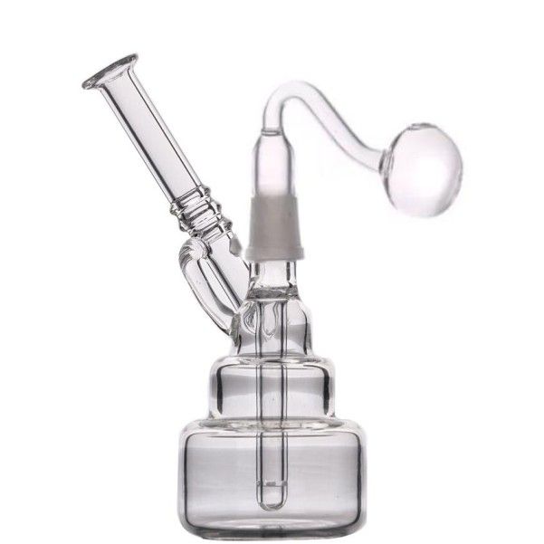 Mini Art Glass Dab Rig 14mm Oil Burner & Recycler With Smooth Hits ...