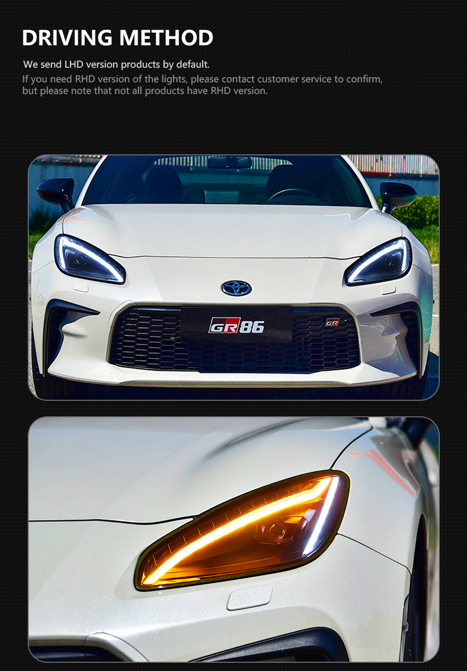 Car Light Upgrade For Subaru BRZ GR86 Headlights 20 22 2023 GR86 ...