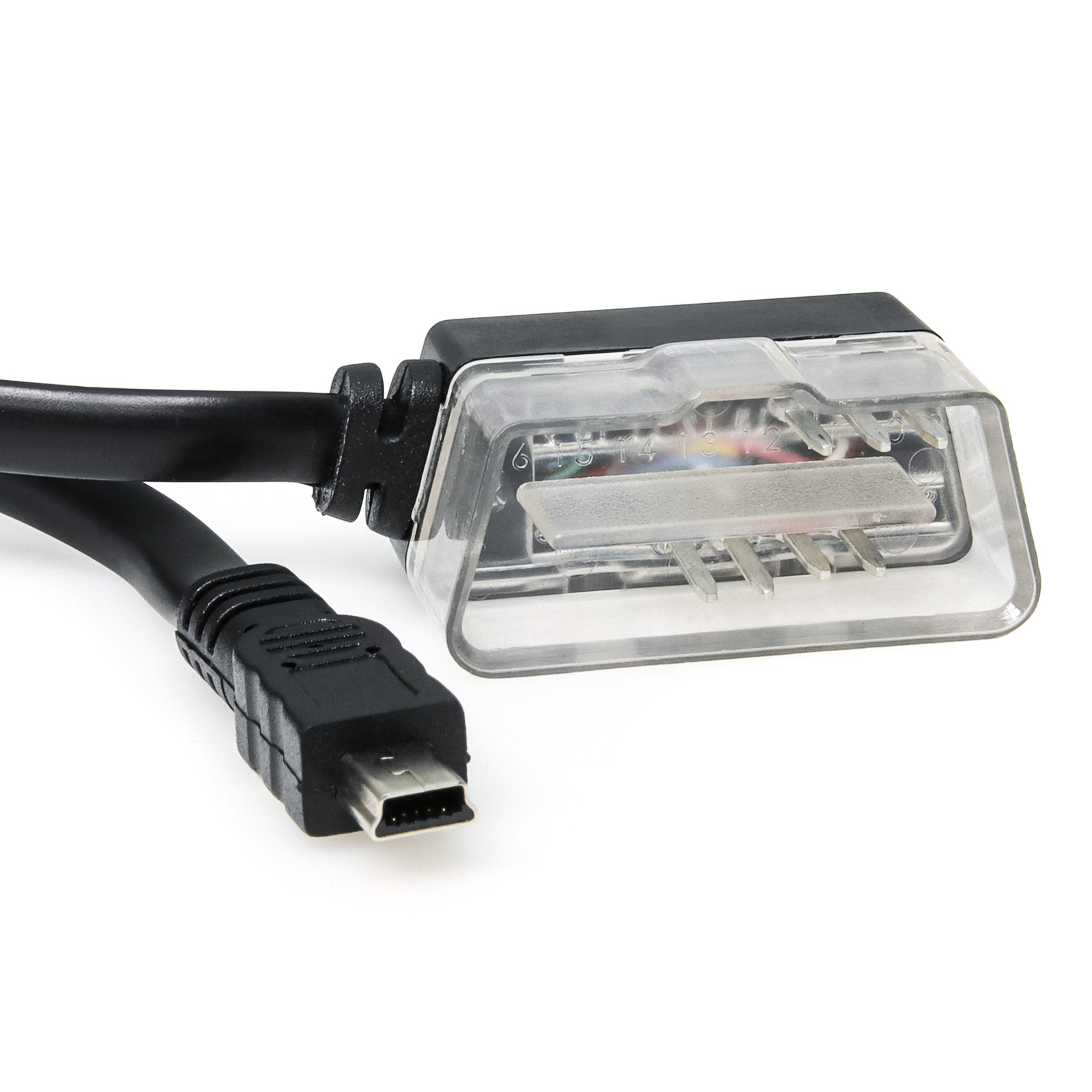 OBDII Mini USB Diagnostic Cable for HUD Head-Up Display Car Adaptor ...