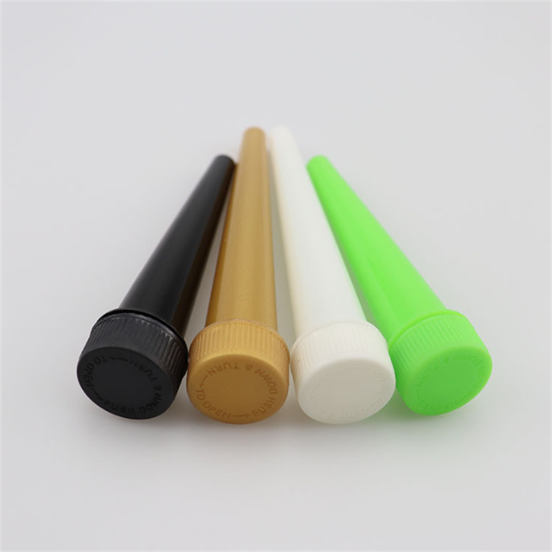 Wholesale Packaging Bottle Pre Roll Joint Packaging Plastic Tubes 98mm ...