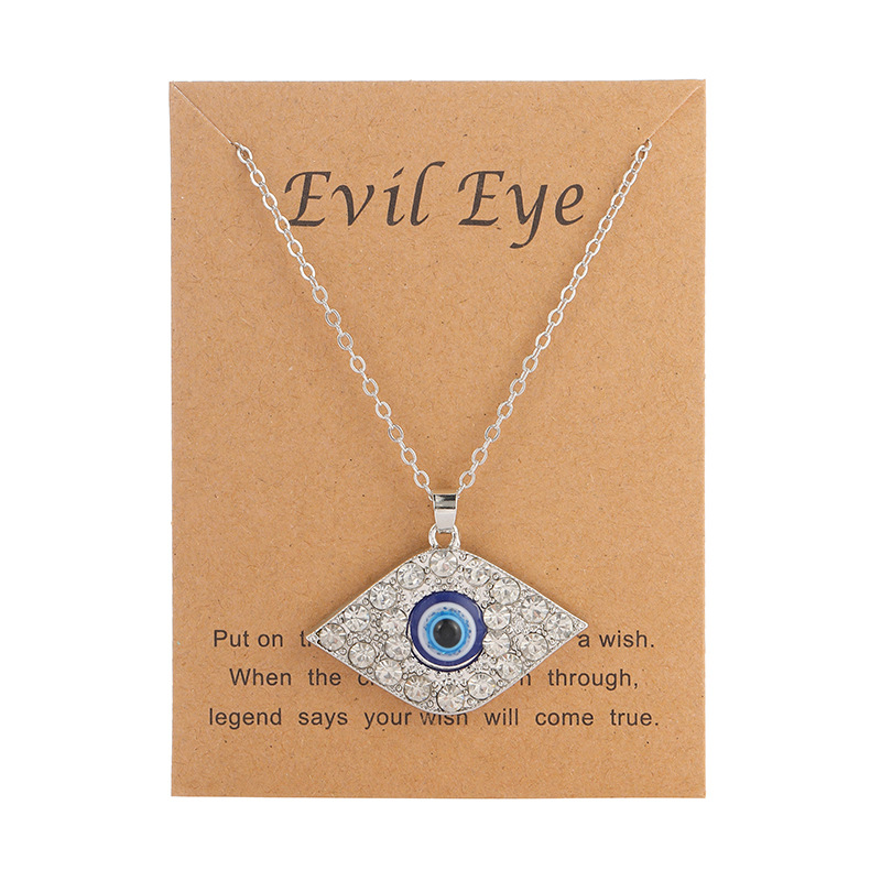 26 Styles Blue Turkish Evil Eyes Pendant Necklace Creative Diamond ...