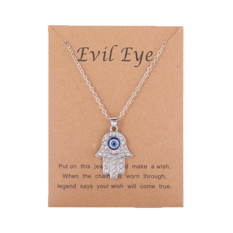 26 Styles Blue Turkish Evil Eyes Pendant Necklace Creative Diamond ...