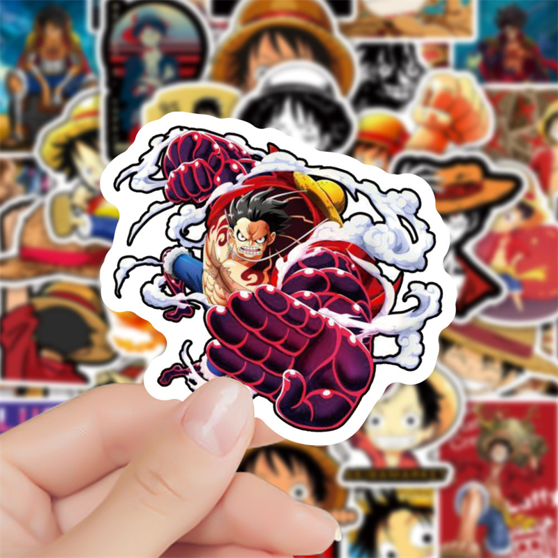 Luffy Stickers Pack For Laptop, Anime One Piece Graffiti Waterproof ...