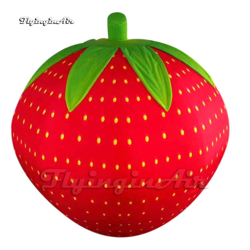 Wholesale Large Red Inflatable Strawberry Model Artificial Fruit ...