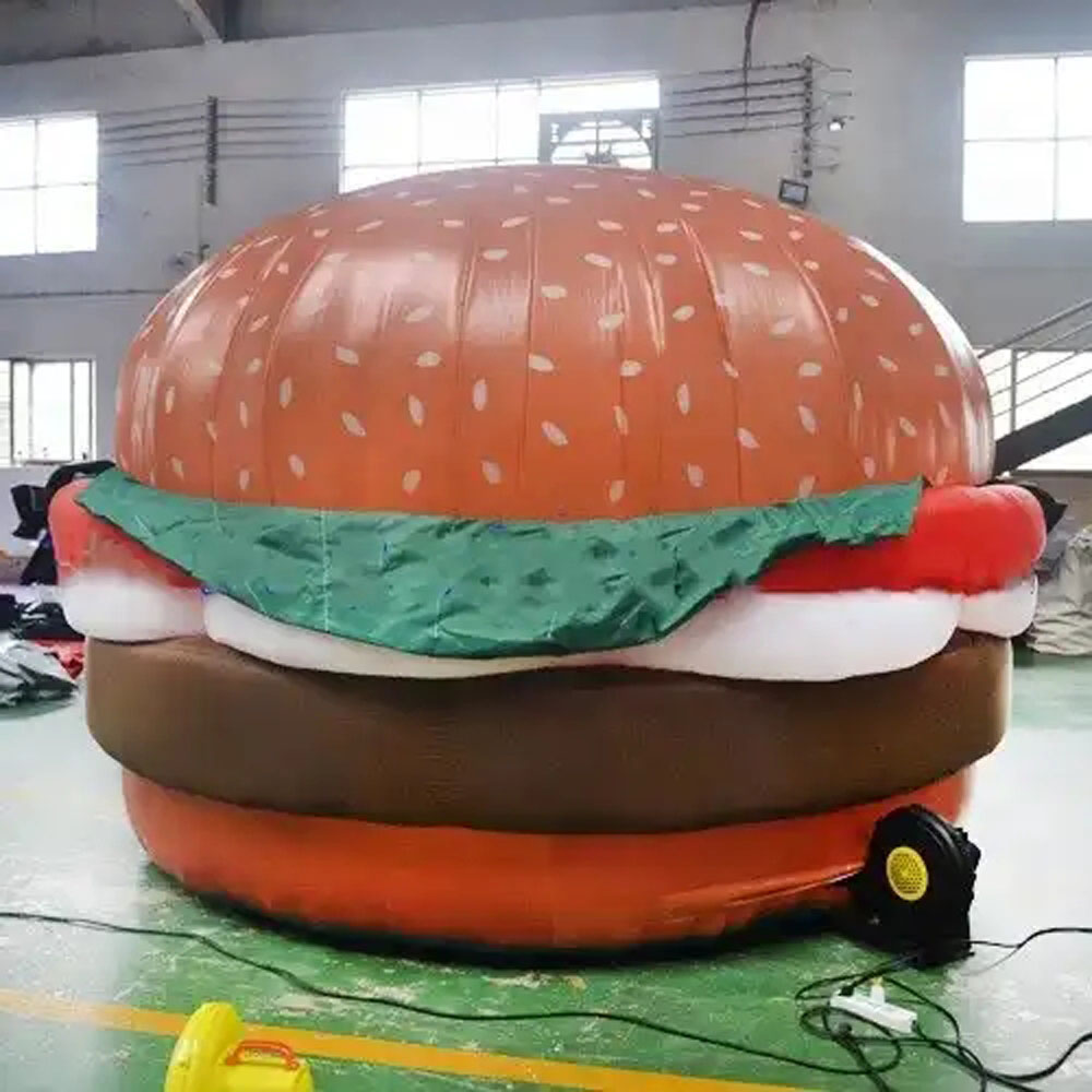 Bespoke Giant Inflatable Hamburger Inflatable Food Models With Factory ...