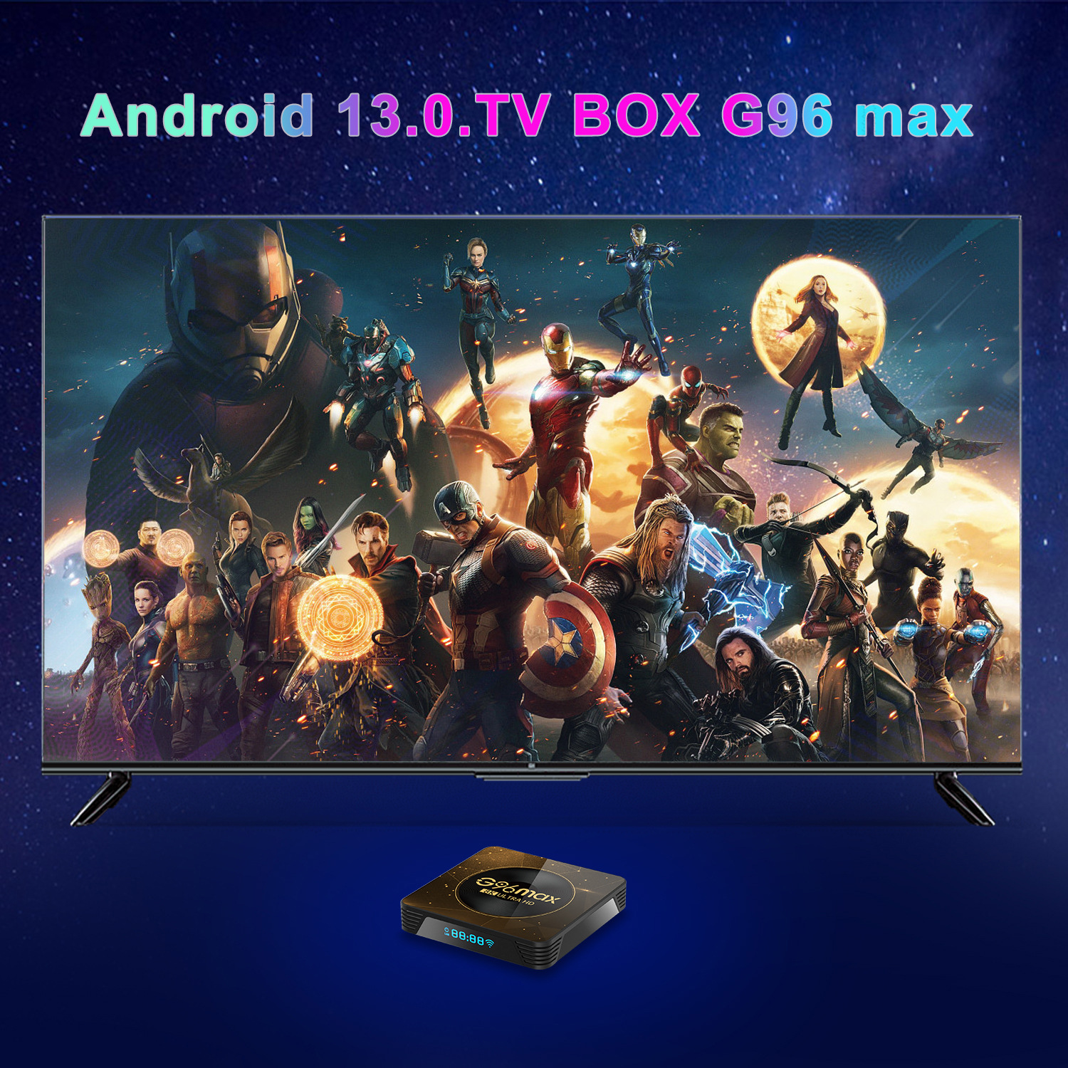 Android 13 G96 MAX A13 Cortex A53 Smart TV Box 4G 64GB 32G 8K Dual Wifi 2.4G 5G BT 8.0 ...