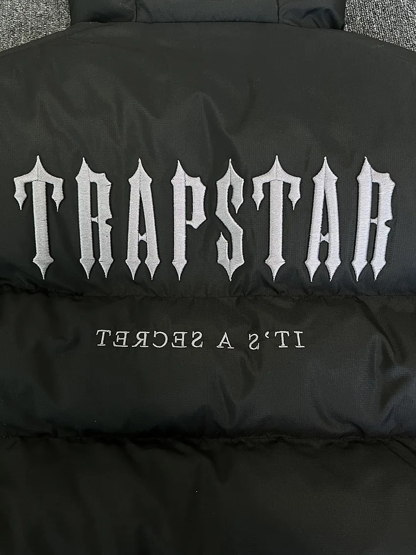Trapstar London Decoded Hooded Puffer 2.0 Chaqueta Negra Para Hombre ...