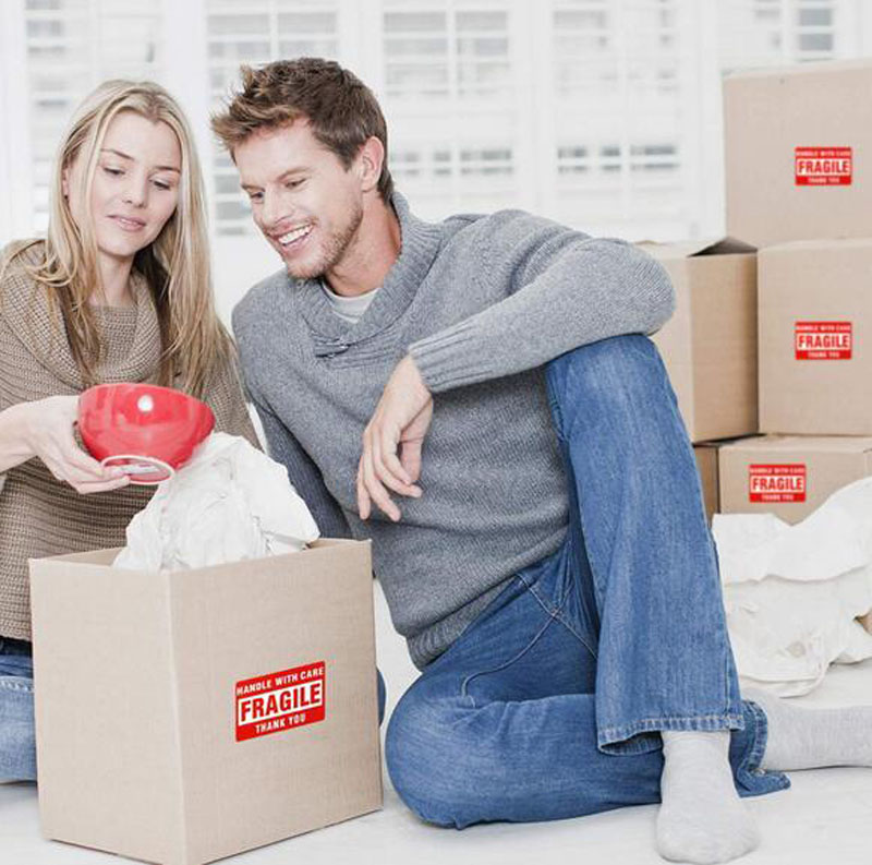 Wholesale 3x2 Inch Fragile Handle With Care Stickers Waterproof Big ...