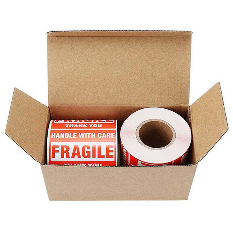 Wholesale 3x2 Inch Fragile Handle With Care Stickers Waterproof Big ...