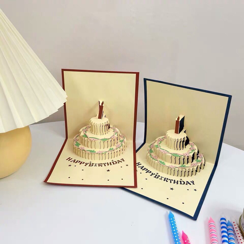 3D Pop Up Birthday Cards Happy Birthday Card Postcards Birthday Cake ...