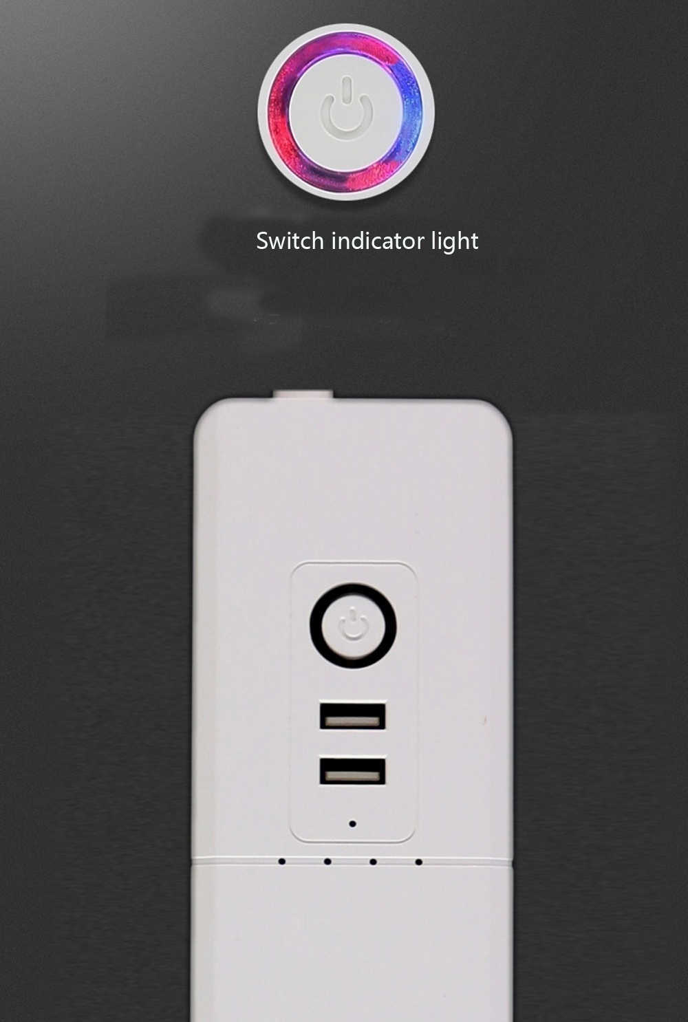 Smart Power Plugs UK Zigbee Power Strip 2 USB Remote Voice Control ...