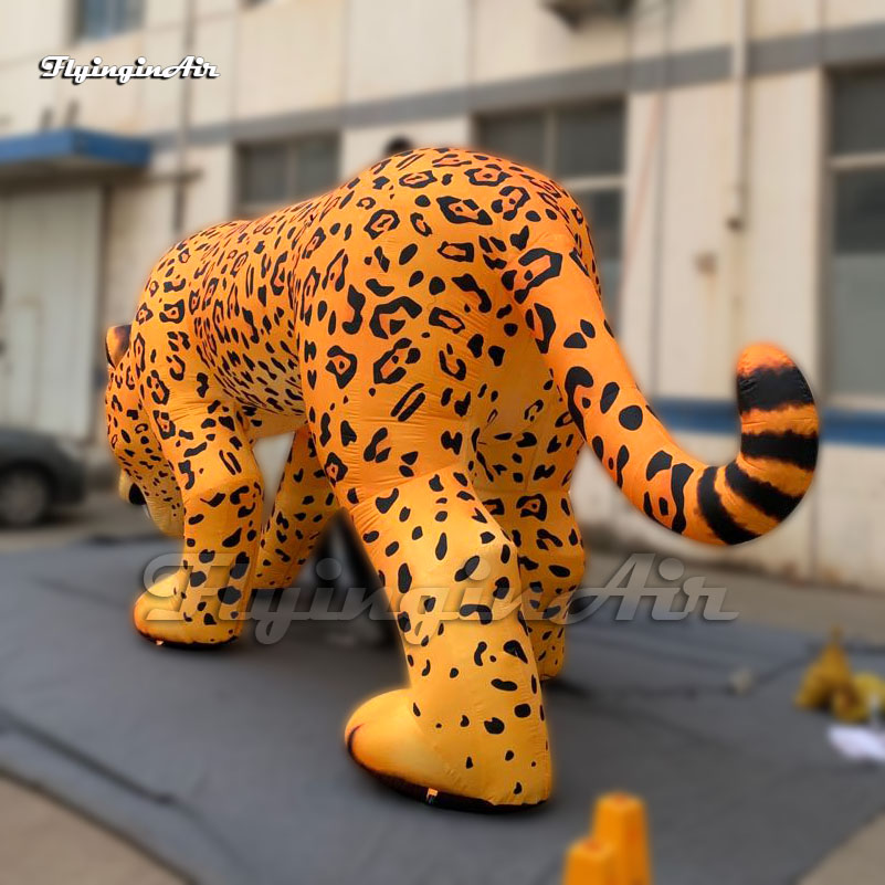 Fantastic Large Realistic Inflatable Leopard Balloon Animal Model Air ...