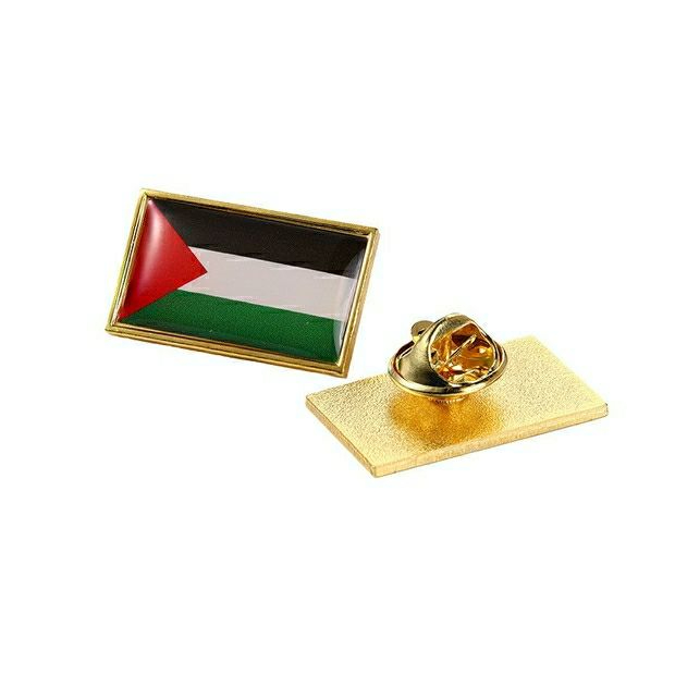 Palestine Flag Pin Brooch National Emblem Flag Badge Lapel Pins ...