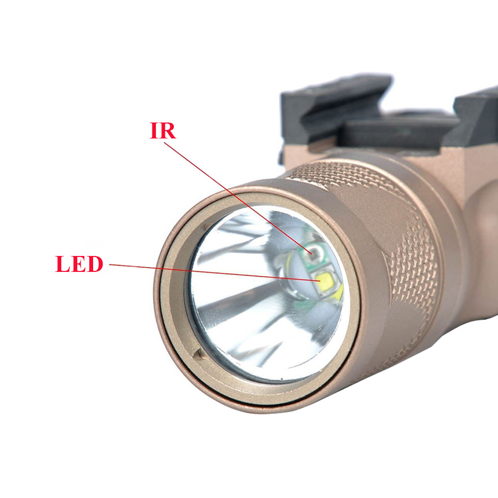 Tactical SF X300V Gun Light With IR Output LED White Light Rifle ...