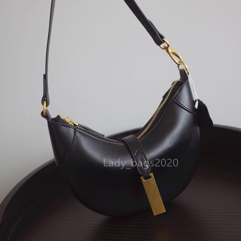 Polo ID Bag Large Designer Pony Mini Crescent Bag Suede Leather Ralph ...