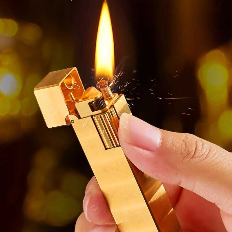 Encendedores, Nuevo, Retro, Antiguo, Muela, Encendedor De Queroseno De ...