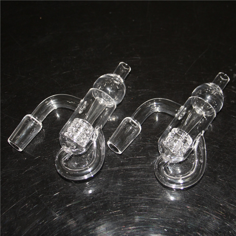 Quartz Diamond Knot Recycler Banger Male/Female 10/14/18mm For Oil Rigs ...