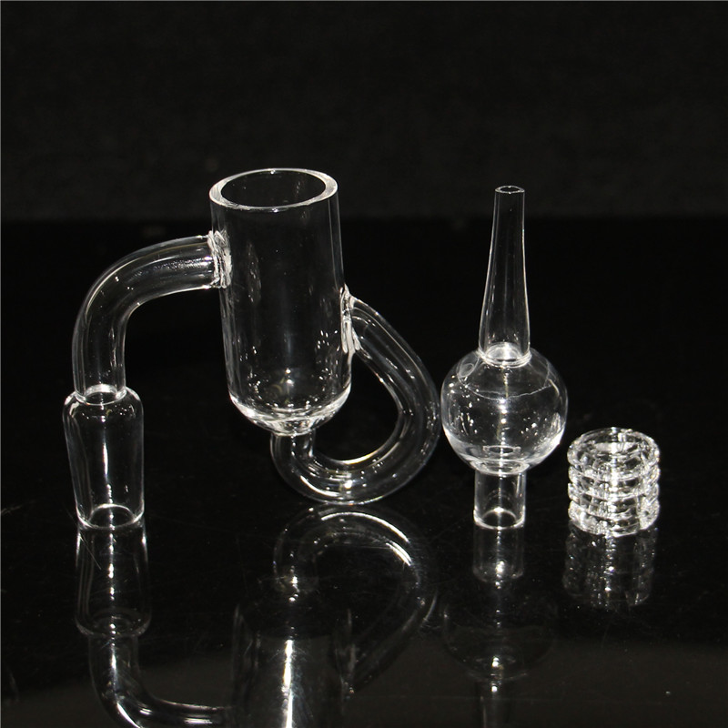 Quartz Diamond Knot Recycler Banger Male/Female 10/14/18mm For Oil Rigs ...
