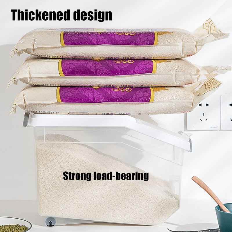 Storage Bottles Jars 10KG Rice Box Grain Container Dispenser Cereals ...