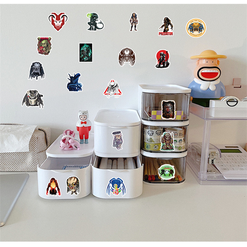 Classical Movie Predator Stickers Predator Prey Graffiti Kids Toy ...
