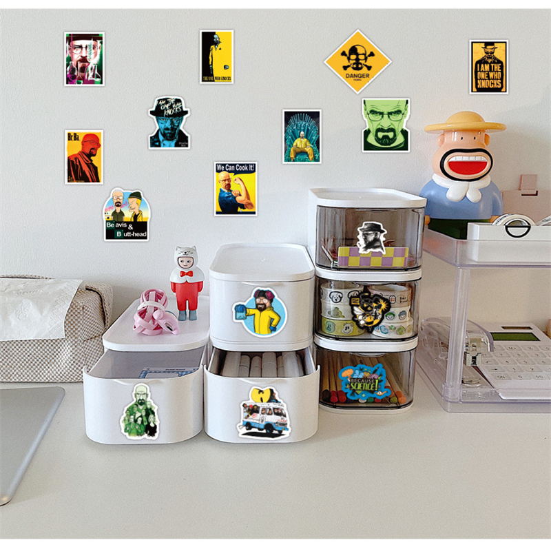 Calssical TV Series Breaking Bad Stickers Walter White Graffiti Kids ...
