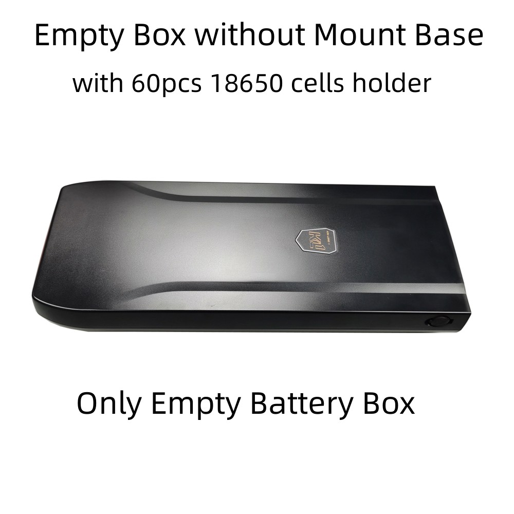 Reention Rear Rack Battery Box 36V 48V Empty Battery Case With 18650 ...