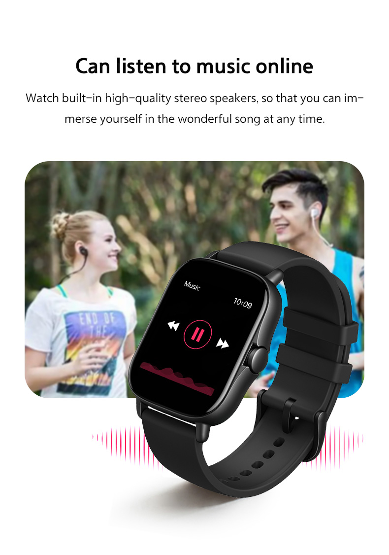 H13 Smart Watch 1.69 Inch Sport Wristbands Fitness Tracker Smartwatch ...