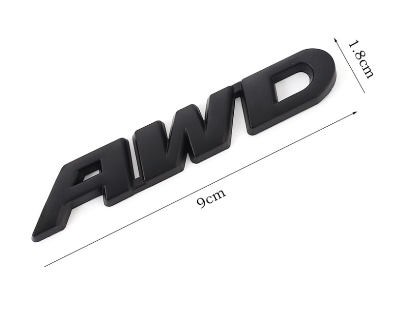 3D Metal AWD Logo Emblem Sticker 4WD Badge Decal Logo For VW Toyota ...