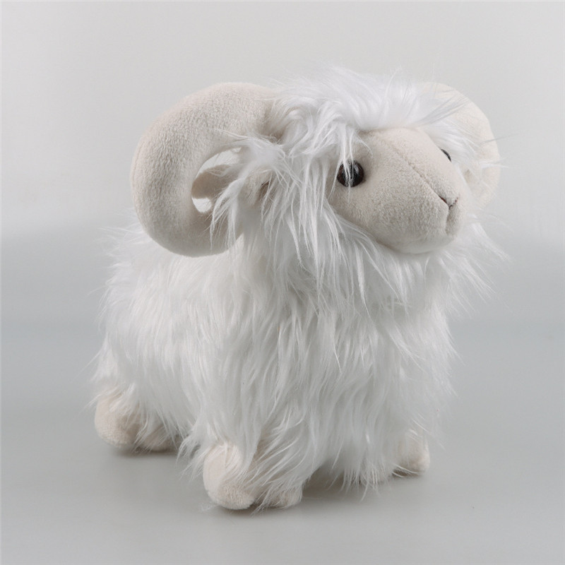 Kawaii Highland Woolly Ram Sheep Plush Toy Doll Anime Cute Room ...