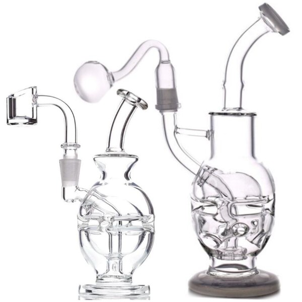 GlassRider Fab Egg Recycler Dab Rig: Circulating Water And Oil Burner ...