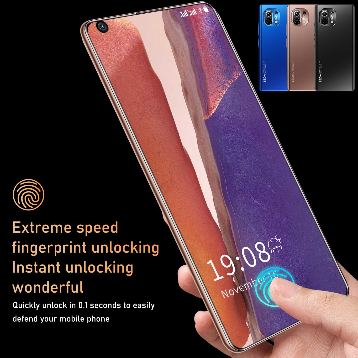 Global Hot Smart M11 PRO MTK6889 10 Core 12GB 512GB 16MP 32MP 7.3 Inch ...