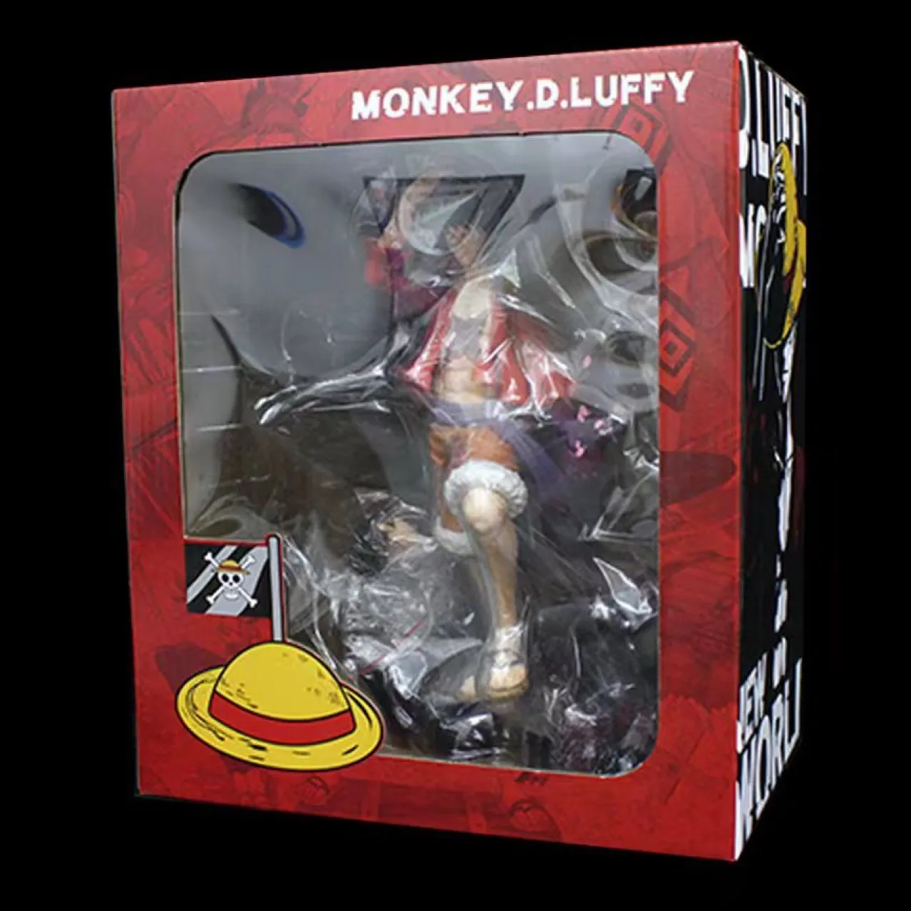 GK Four Emperors Luffy Double Head Statue, Standing... From Jersey ...