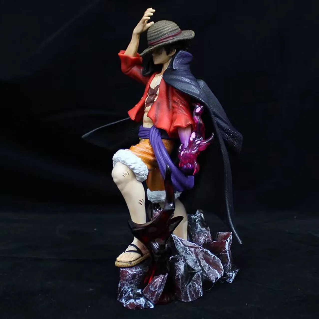 GK Four Emperors Luffy Double Head Statue, Standing... From Jersey ...